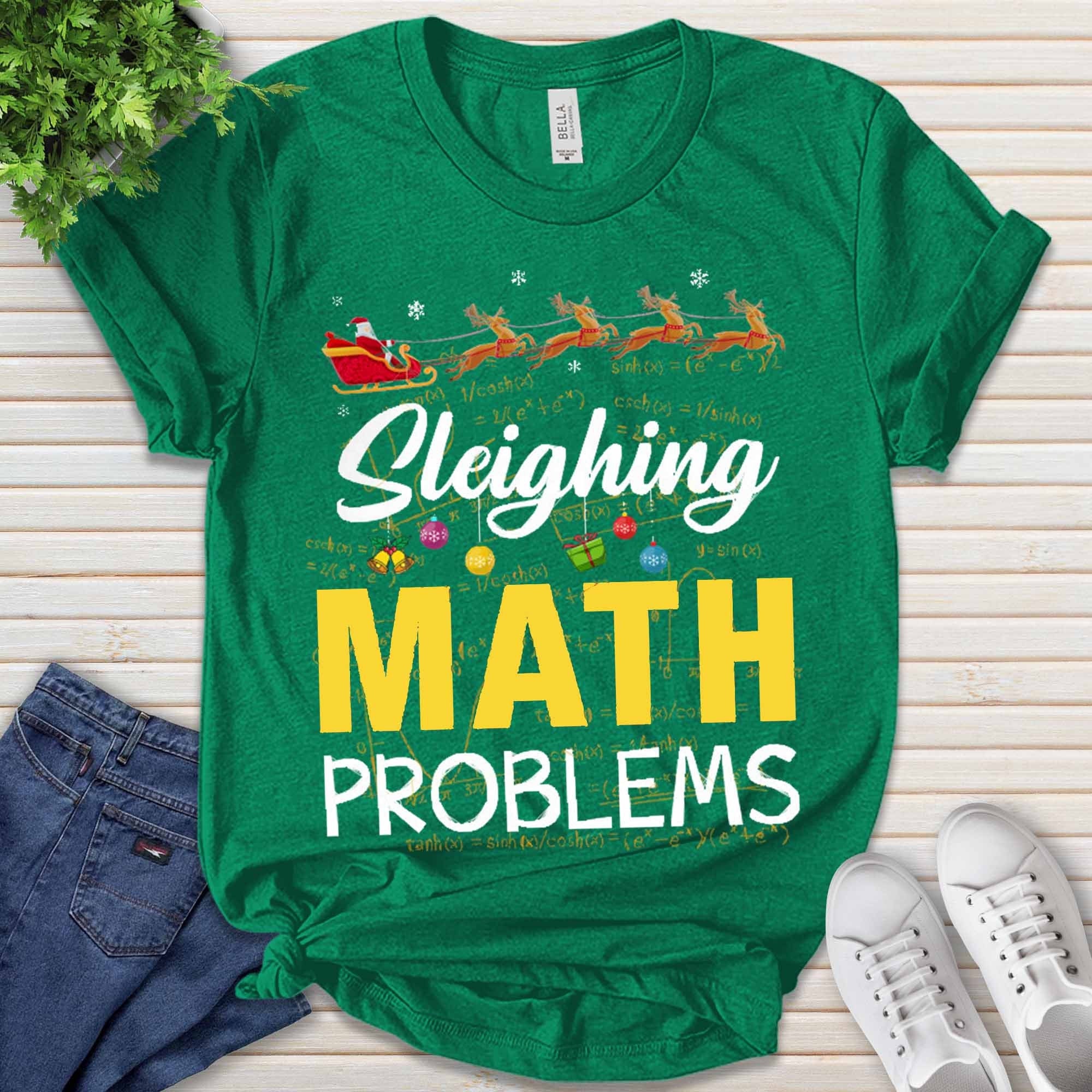 Sleighing Math Problem Shirt sold by Ian Mcneill | SKU 38594087 | 25% ...