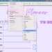 Purple Digital Daily Planner - Etsy