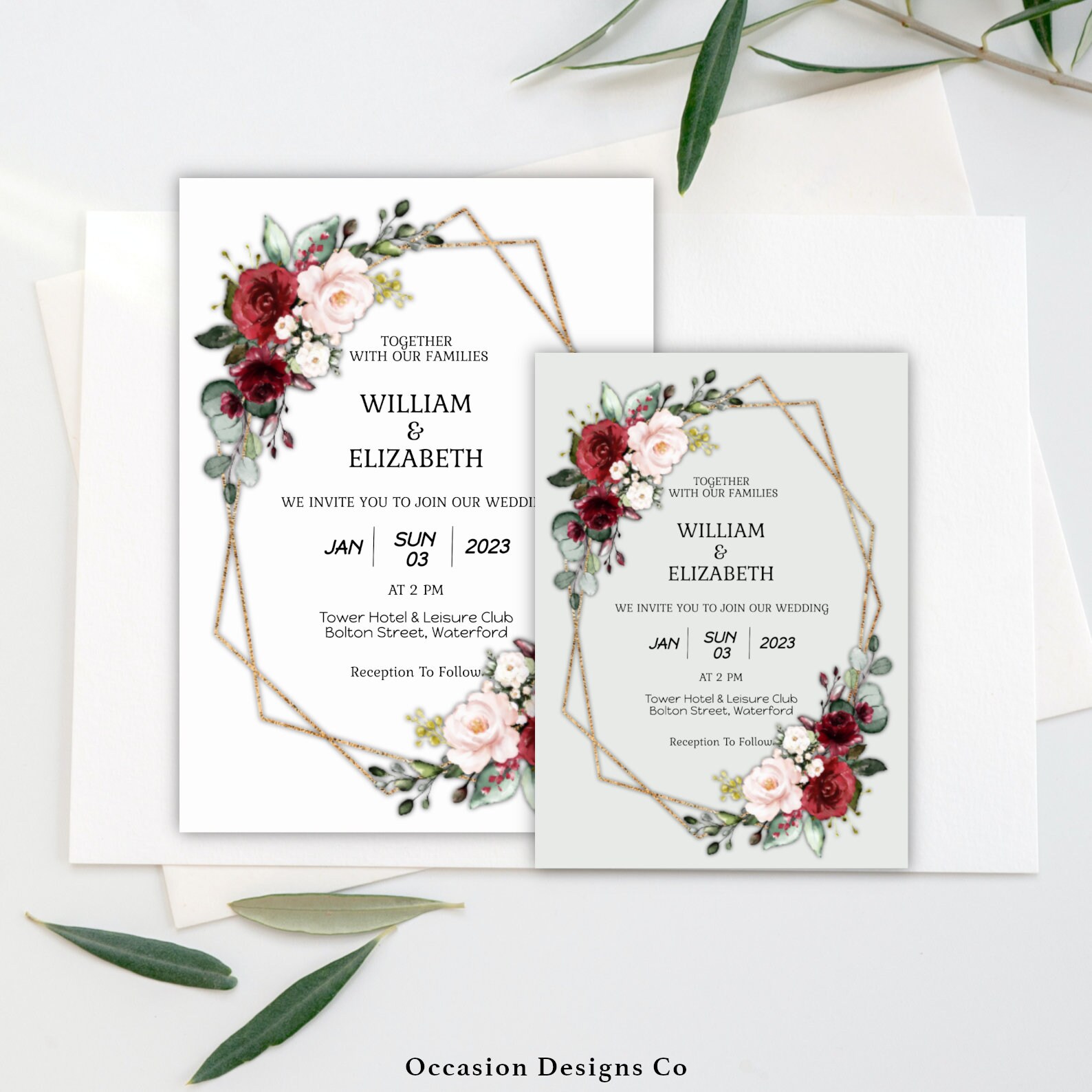 Wedding Invitation Welcome Template, Editable, Customizable & Printable ...