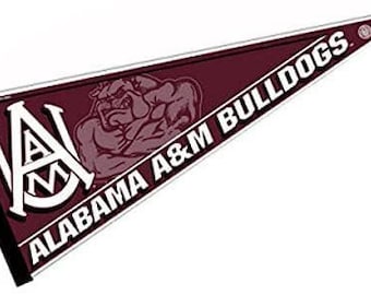 Alabama A&m University Pennant - Etsy