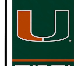 University of Miami Banner - Etsy
