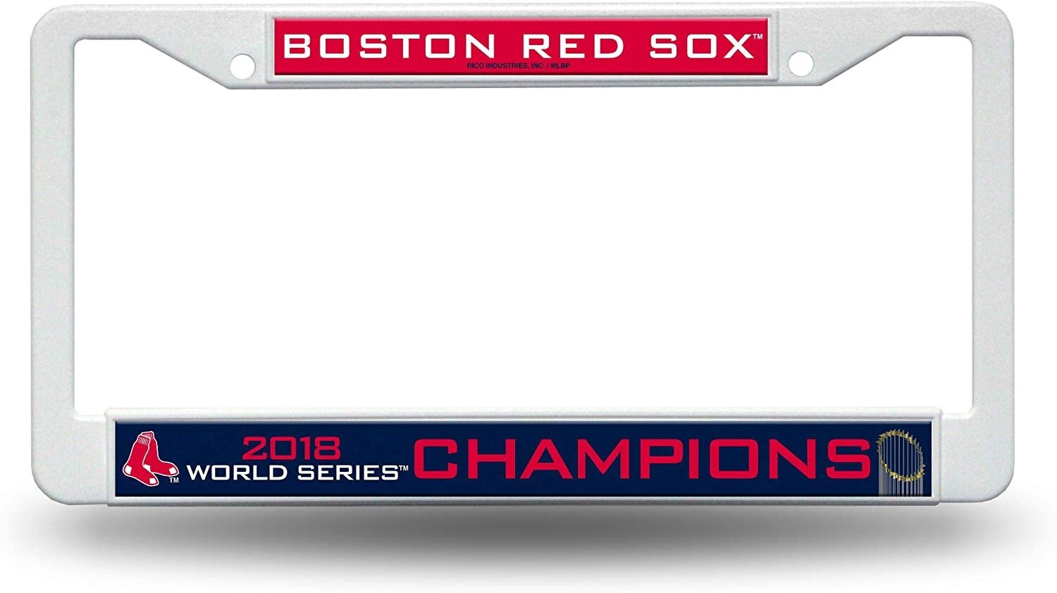 Boston Red Sox World Series Champs 2018 Plastic License Plate - Etsy
