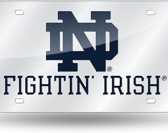 Fighting Irish License Plate - Etsy