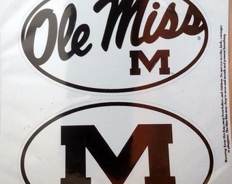 Ole Miss Vinyl Decals - Etsy