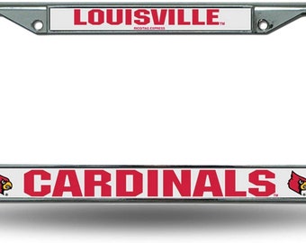 Louisville Cardinals License Plate Frame - Etsy