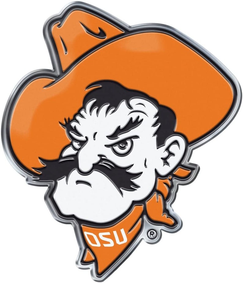 Oklahoma State University Heavy Duty Aluminum Color Emblem - Etsy