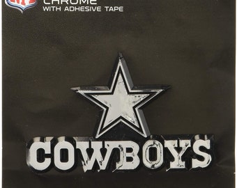 Dallas Cowboys Silver Star Car Emblem - Etsy