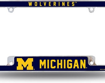 University of Michigan License Plate Holder - Etsy
