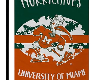 University of Miami Banner - Etsy