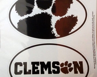 Vinyl Clemson Sticker - Etsy