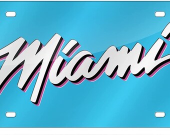 Miami Heat License Plate - Etsy