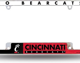 Cincinnati Bearcats License Plate Holder - Etsy