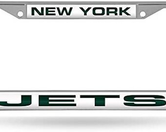 New York Jets License Plate Frame - Etsy