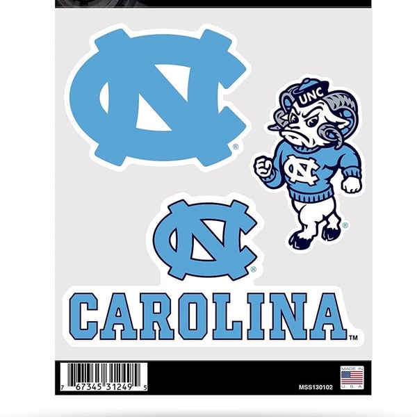University of North Carolina Stickers - Etsy