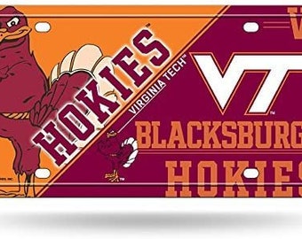 Virginia Tech License Plate - Etsy