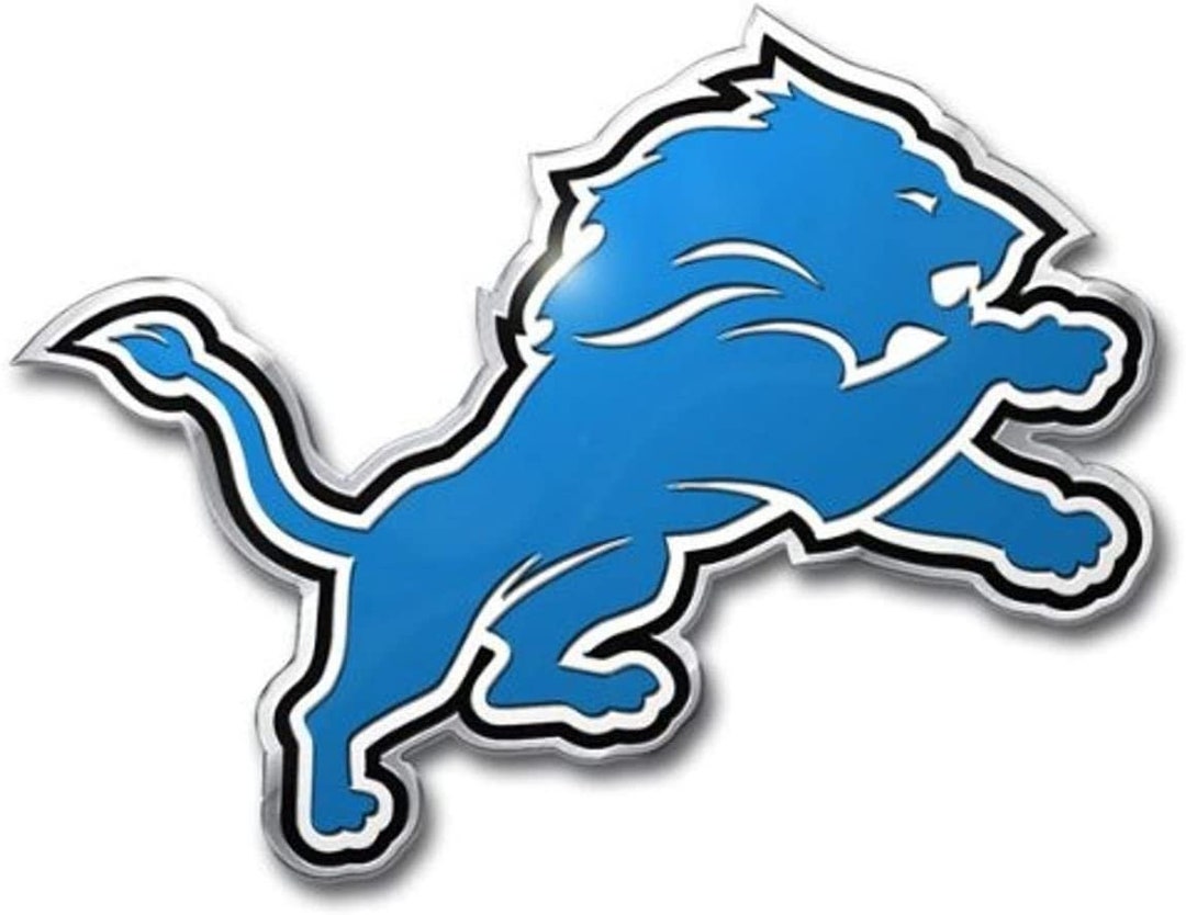NFL Detroit Lions Die Cut Color Automobile Emblem - Etsy