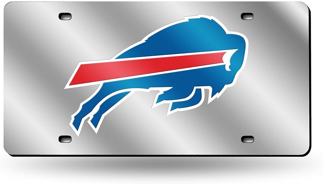 Buffalo Bills Laser Cut Tag License Plate Mirrored Acrylic - Etsy