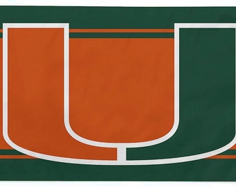 University of Miami Banner - Etsy