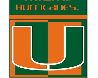 University of Miami Banner - Etsy