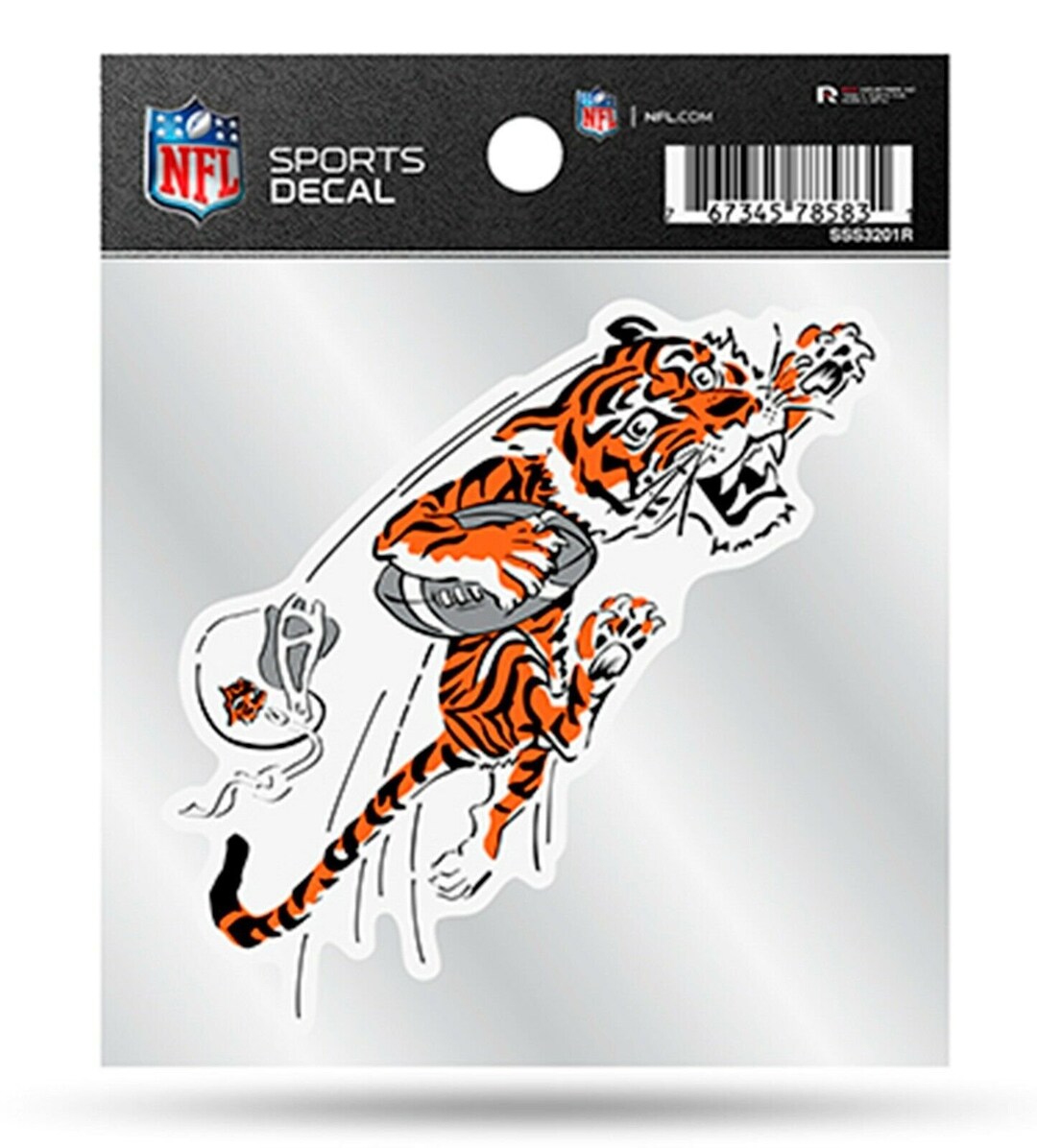 Cincinnati Bengals Retro Logo Premium 4x4 Decal Clear Backing - Etsy