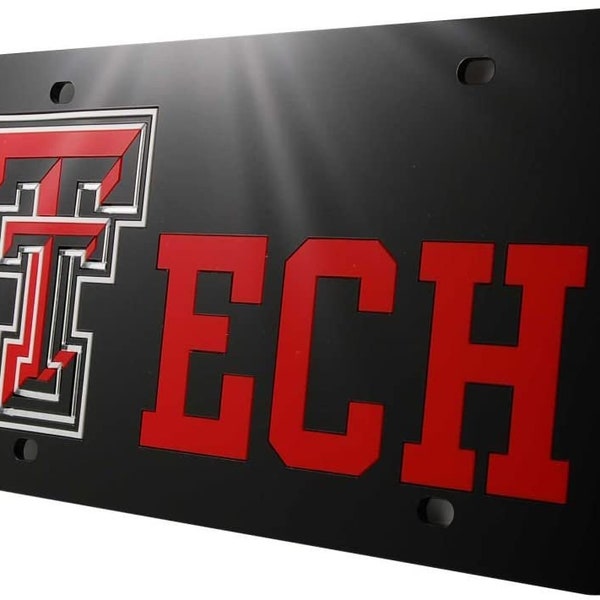 Texas Tech License Plate - Etsy