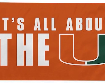 University of Miami Banner - Etsy