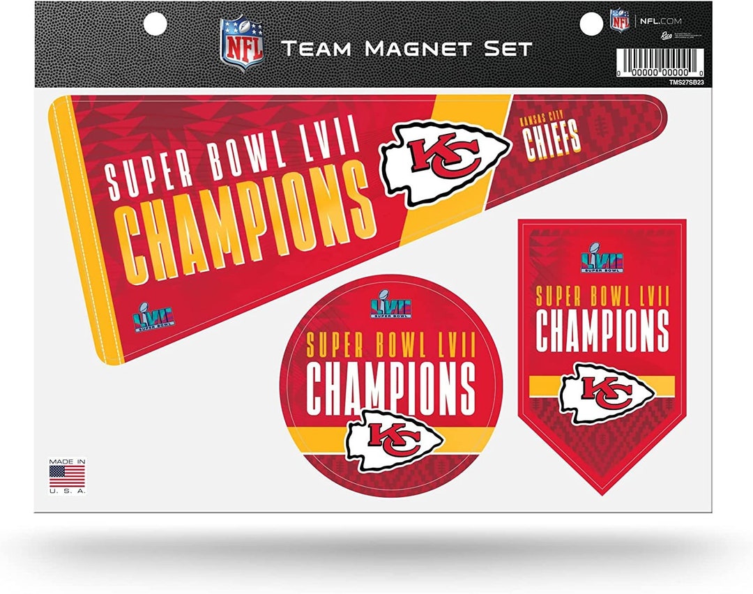 Kansas City Chiefs 2023 Super Bowl Champions Magnet Sheet Team - Etsy