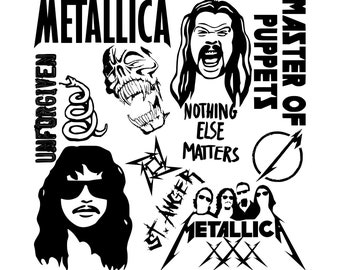 Metallica Band Png - Etsy