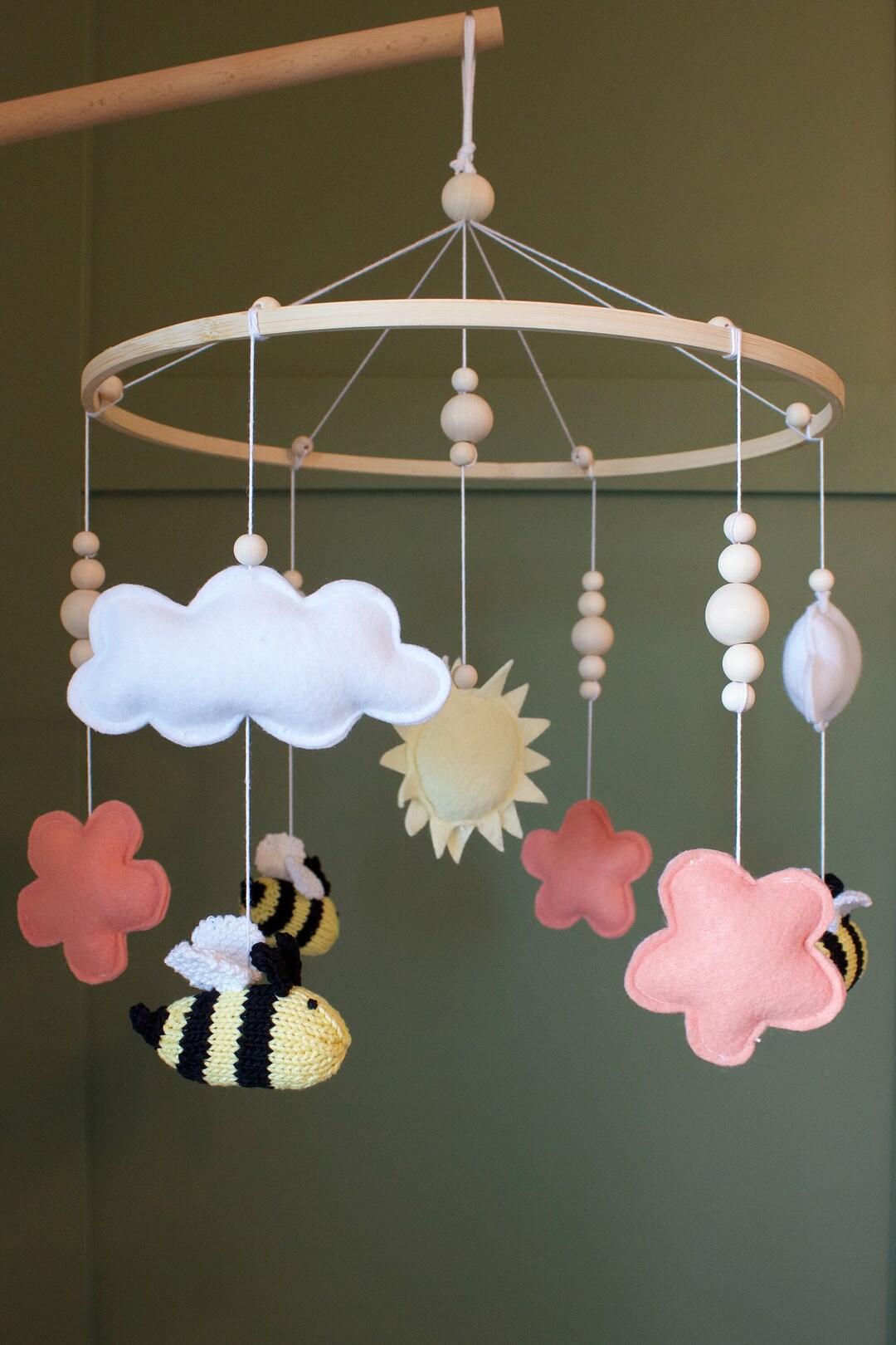 Bumblebee Baby Mobile Bumblebee Nursery Decor Bee Baby Shower Gift - Etsy