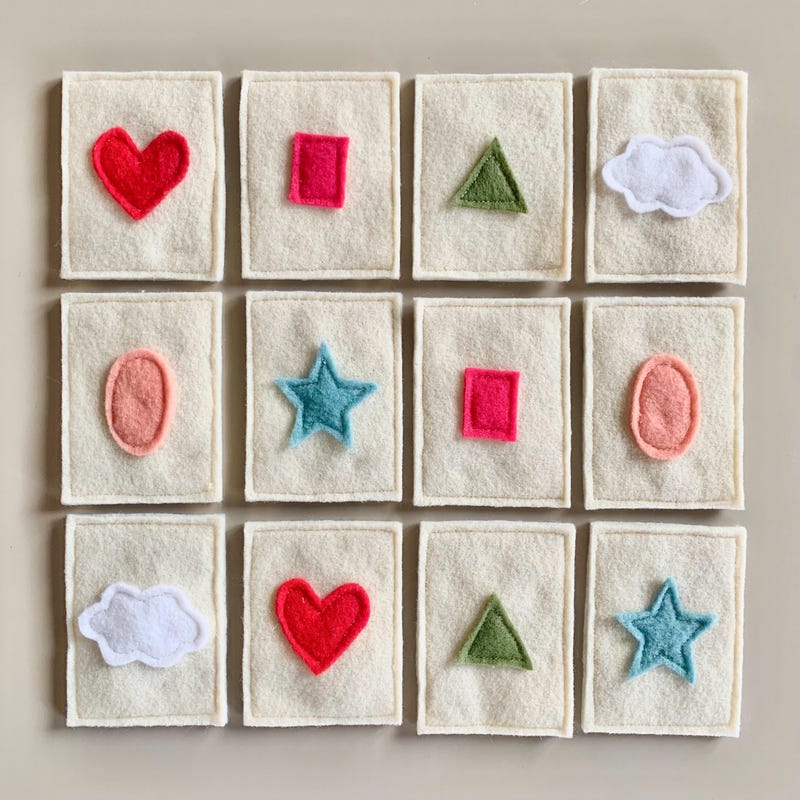 Felt Memory Game - Etsy