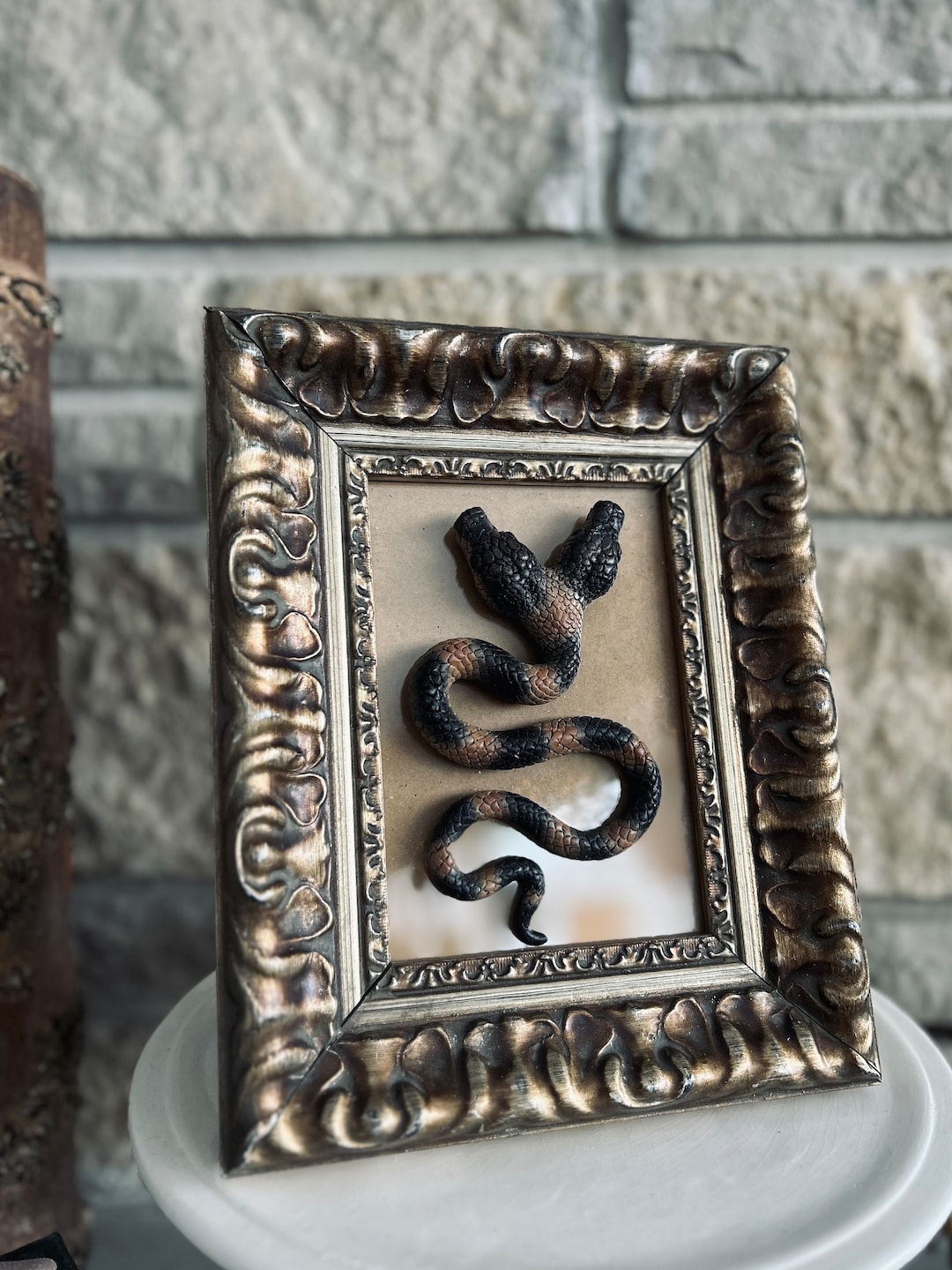 Handmade Faux Two-headed Ball Python Wall Art - Etsy