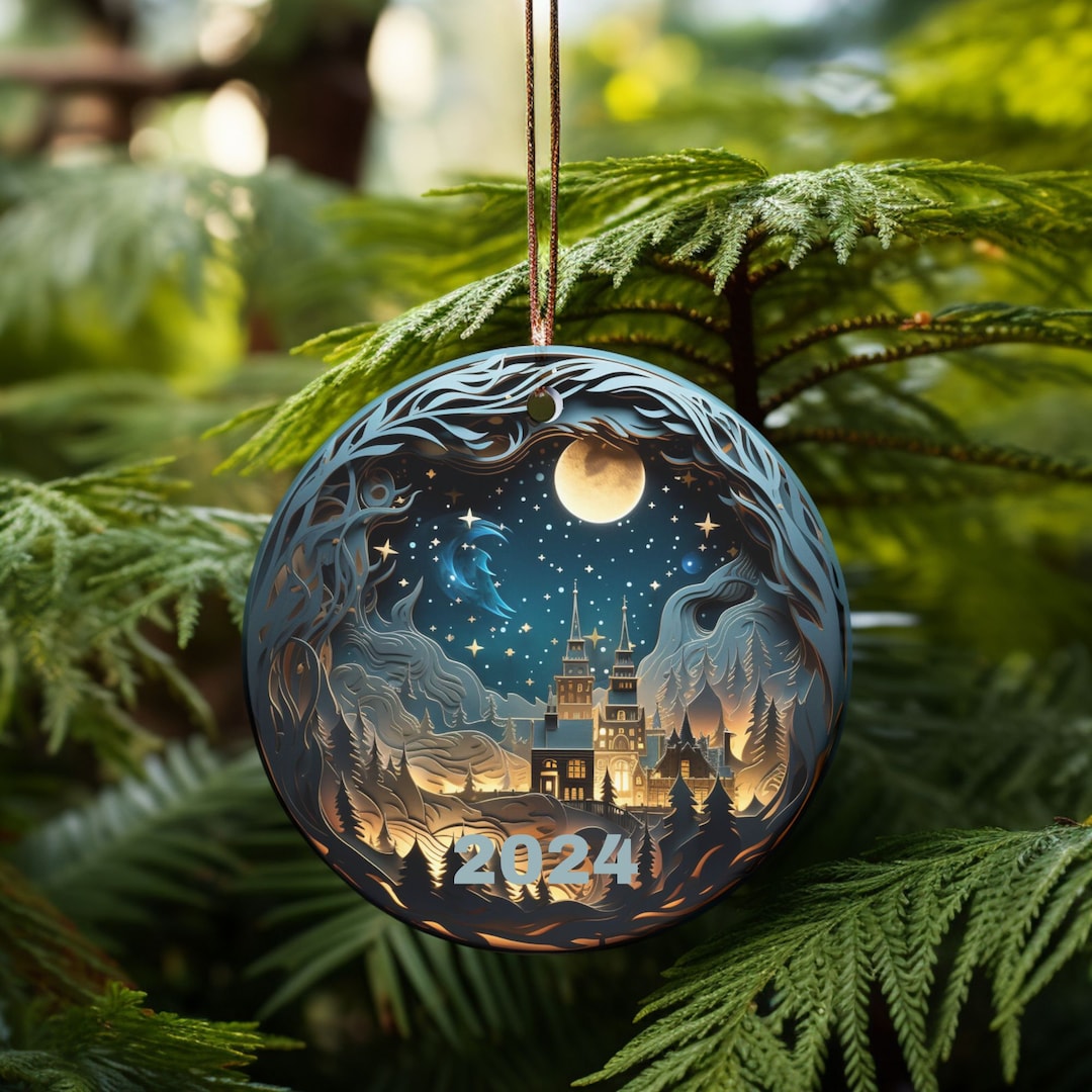 Custom Ceramic Christmas Ornament, Heirloom Keepsake, Christmas ...