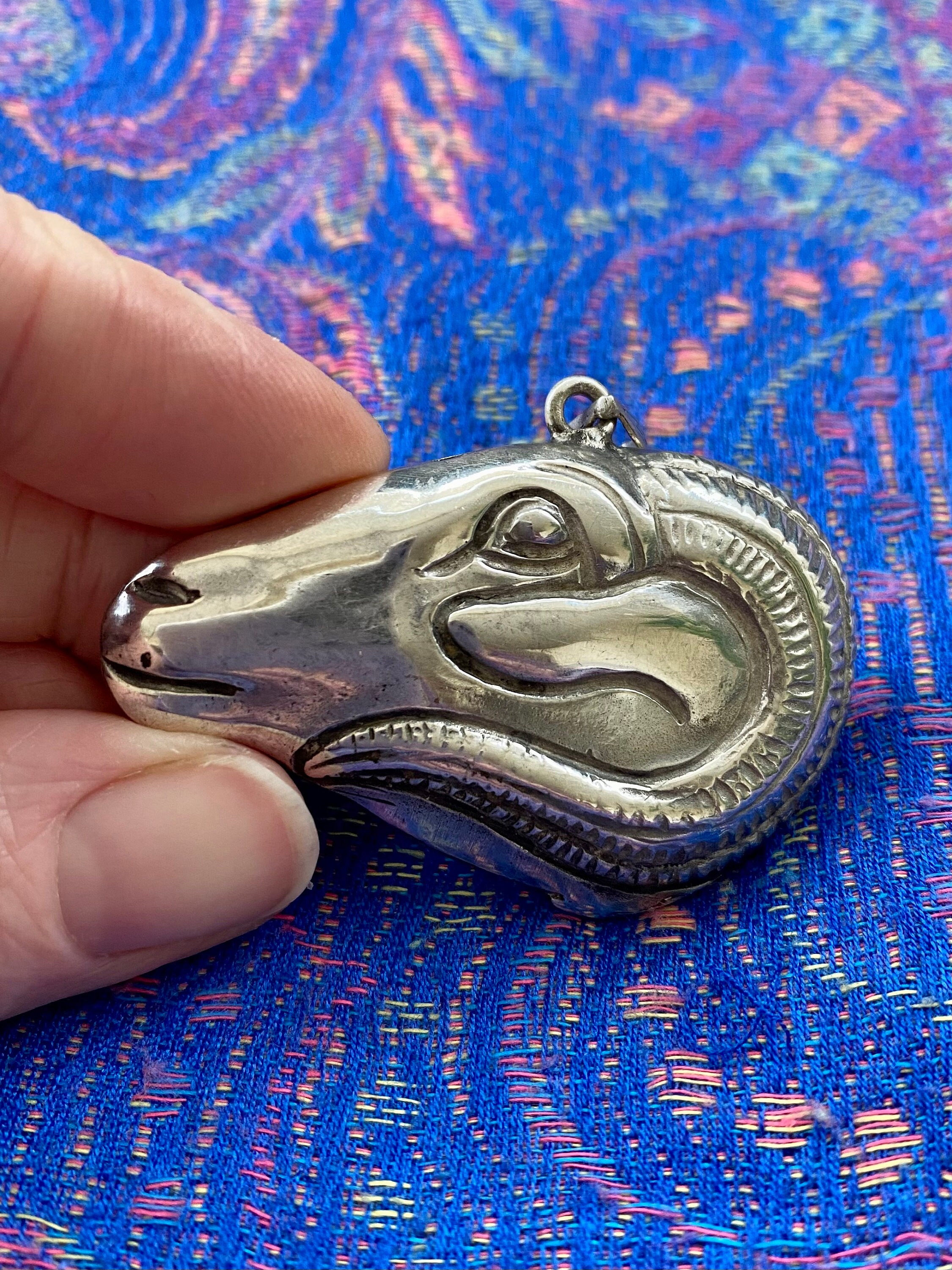 Rare Amun Khnum Pendant Egyptian Creator God Solid 925 Silver - Etsy
