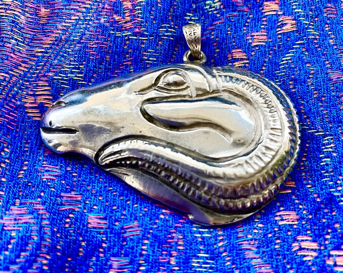 Rare Amun Khnum Pendant Egyptian Creator God Solid 925 Silver - Etsy