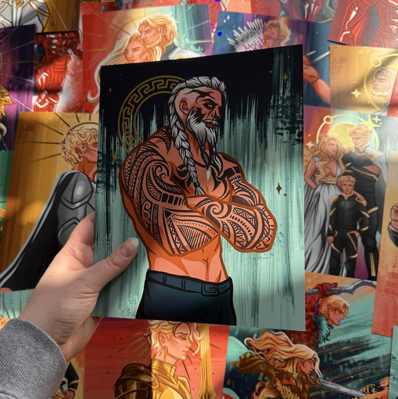 Ragnar Foil Print 8x10in - Etsy UK