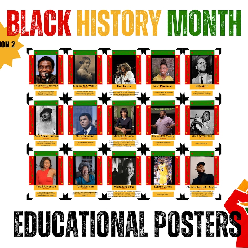 Black History Month Decor - Etsy