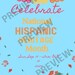 National Hispanic Heritage Month Posters, Educational Posters, School ...