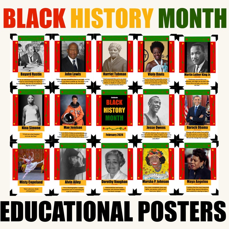 Black History Month Bulletin Board Border - Etsy