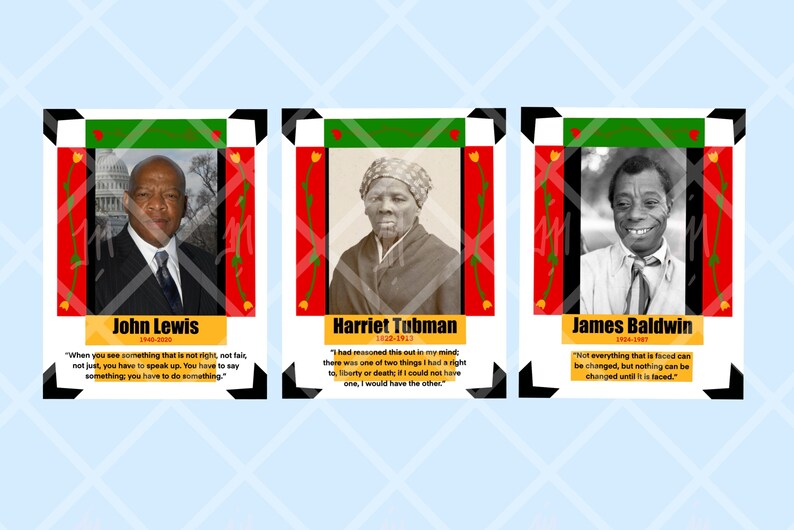 Black History Month Posters, Educational Classroom Decor (digital ...
