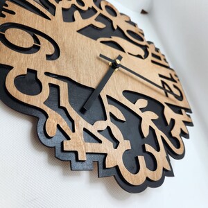 Tree Clock, Wall Clock, Unique Art, Home Decor Wood Art, Housewarming ...