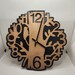 Tree Clock Wall Clock Unique Art Home Decor Wood Art - Etsy