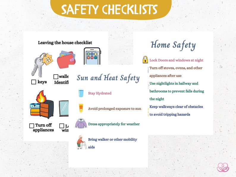 Dementia Care Bundle: Visual Aids, Labels, Checklists (digital Download ...