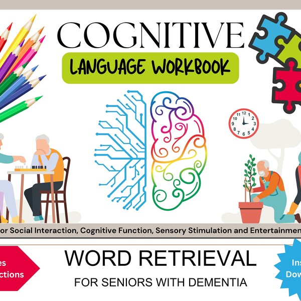Activity Pack for Dementia - Etsy