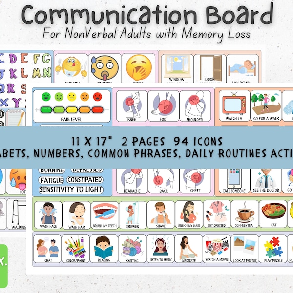Communication Board - Etsy