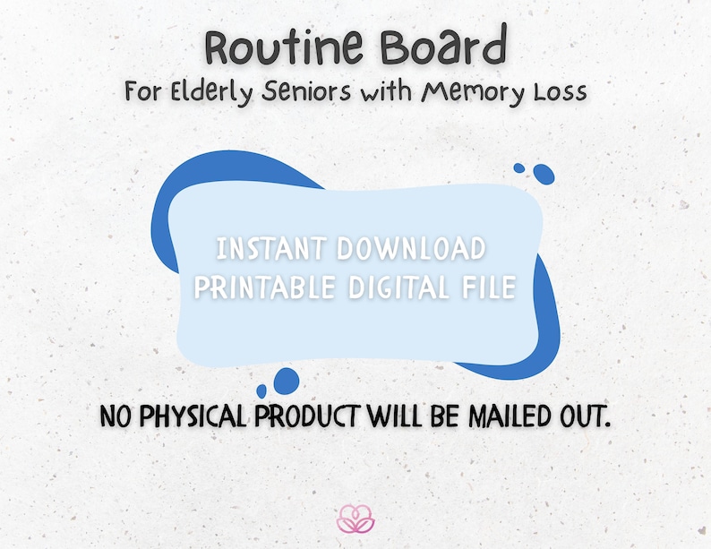 Routine Cards, Daily Planner Routine Chart Board for Dementia, Memory ...