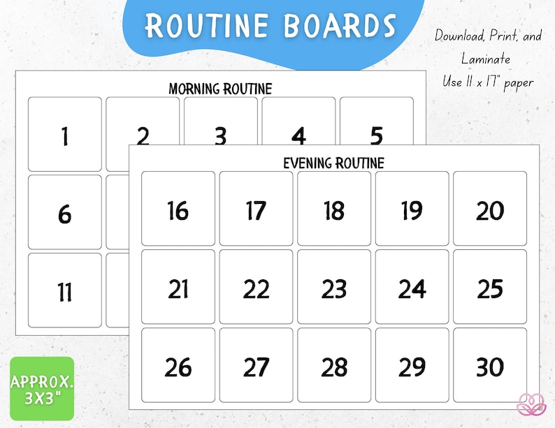 Routine Cards, Daily Planner Routine Chart Board for Dementia, Memory ...