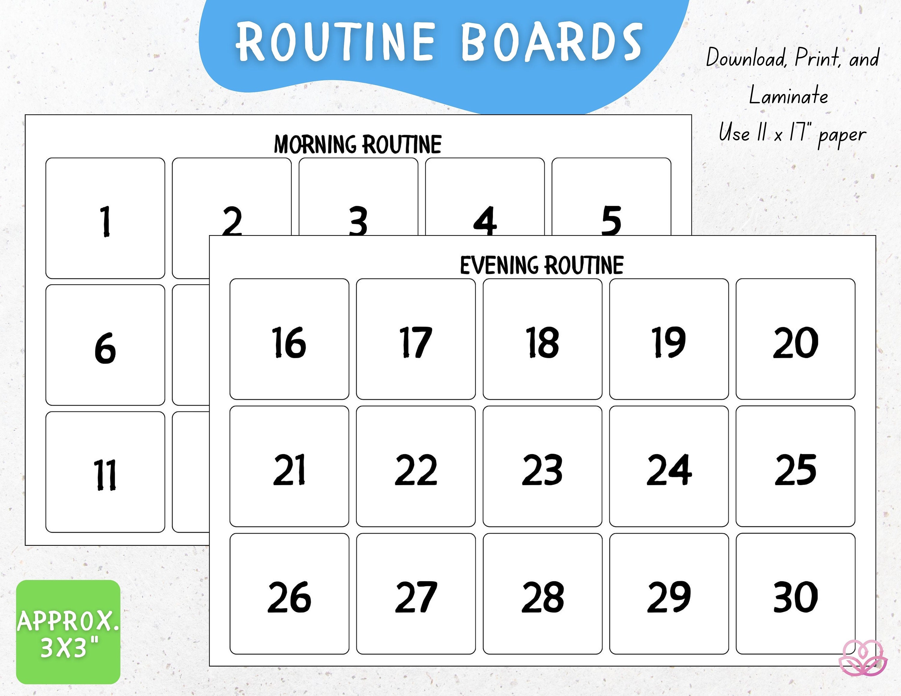 Routine Cards, Daily Planner Routine Chart Board for Dementia, Memory ...