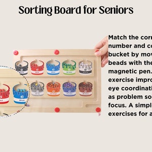 Dementia Activities, Magnetic Sorting Board, Stroke Recovery Activities ...
