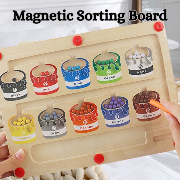 Magnetic Sorting Activity - Etsy