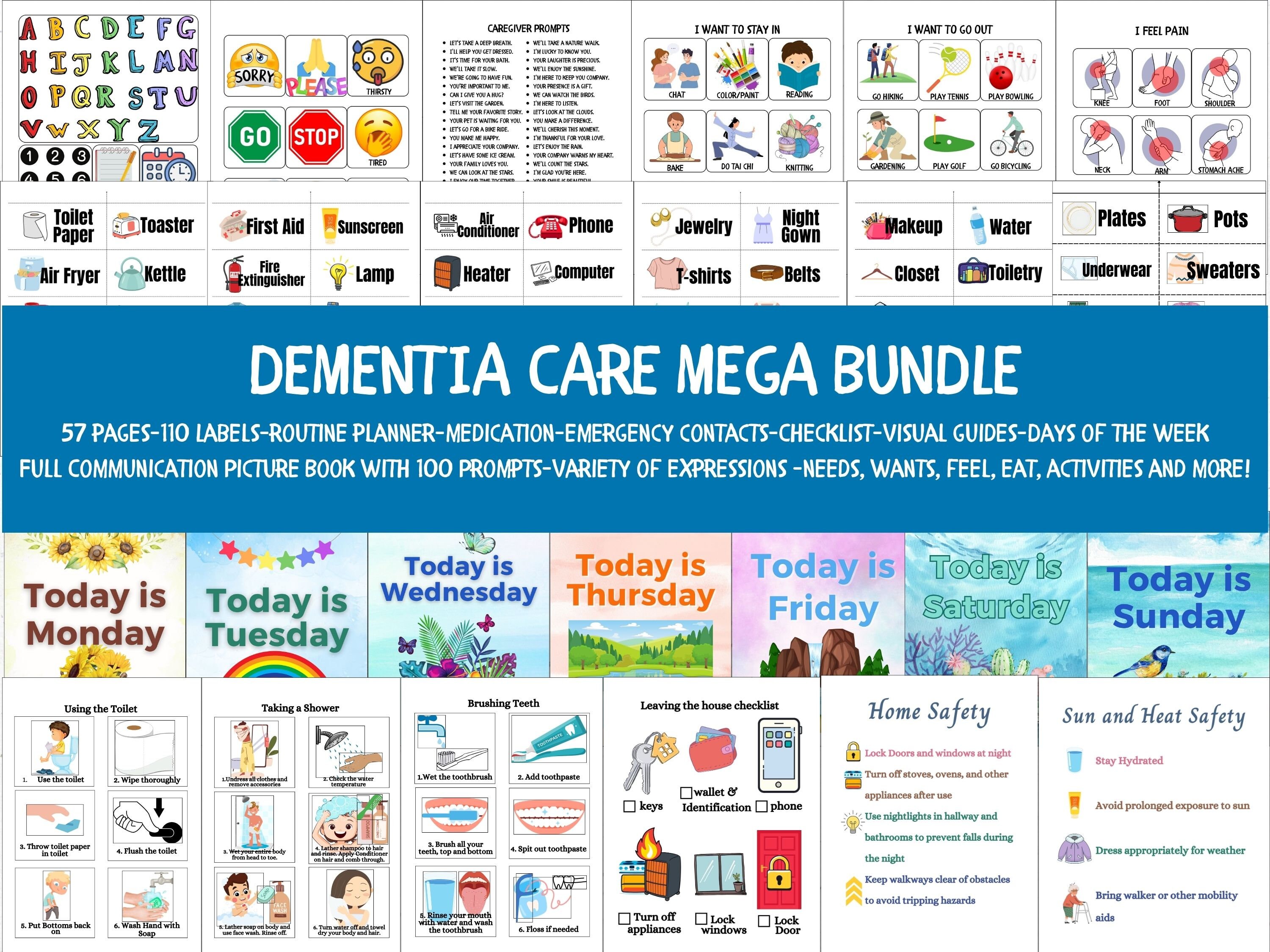 Dementia Care Mega Bundle, Dementia Labels, PECS Dementia Communication ... Dementia Care Mega Bundle, Dementia Labels, PECS Dementia Communication ...